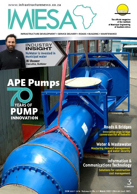 IMIESA March 2022 Cover | Infrastructure news